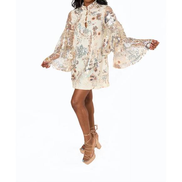 Buddy Love | Dresses | New Buddylove Gayle Long Sleeve Mini Dress In ...